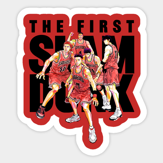 Slam Dunk WPAP - Slam Dunk Anime - Sticker | TeePublic