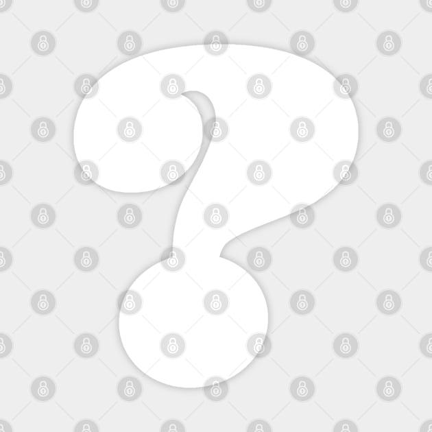 Question Mark - Symbol - Question Mark - Magnet | TeePublic