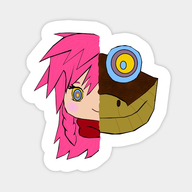 Hanna Meets Kaa - emoji half heads (2) - The Jungle Book - Magnet ...