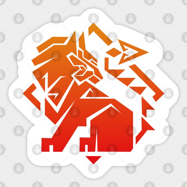 Genshin Impact Dehya Emblem - Genshin Impact - Sticker | TeePublic