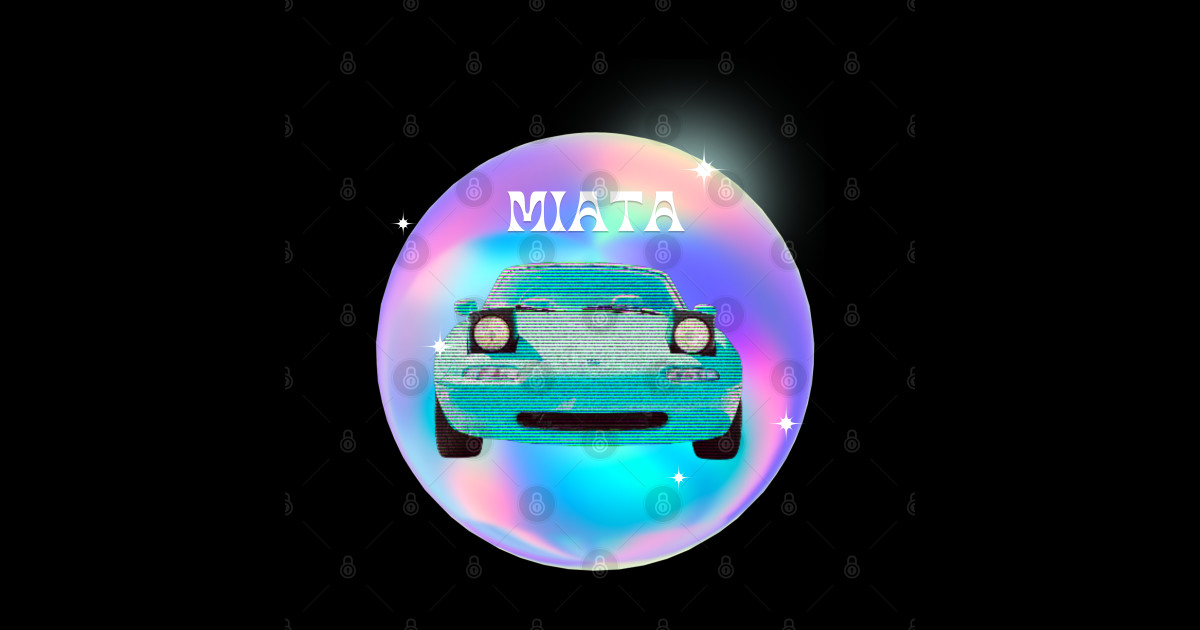 Miata wave - Miata - Sticker | TeePublic