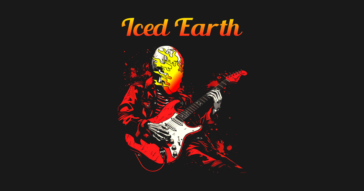 ICED EARTH BAND FAN ART - Iced Earth Band Fan Art - T-Shirt | TeePublic