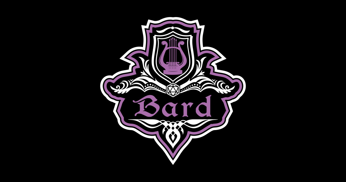D&D Bard Class Crest - Bard Class - Sticker | TeePublic