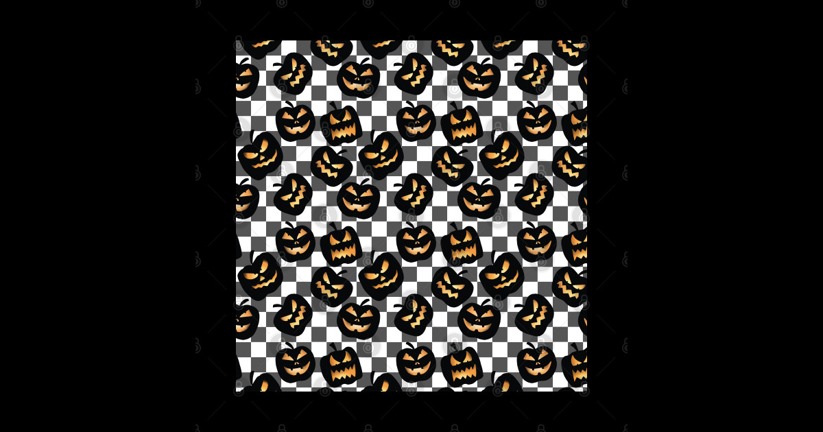 Checkerboard Y2K Evil Pumpkins - Halloween - Sticker | TeePublic