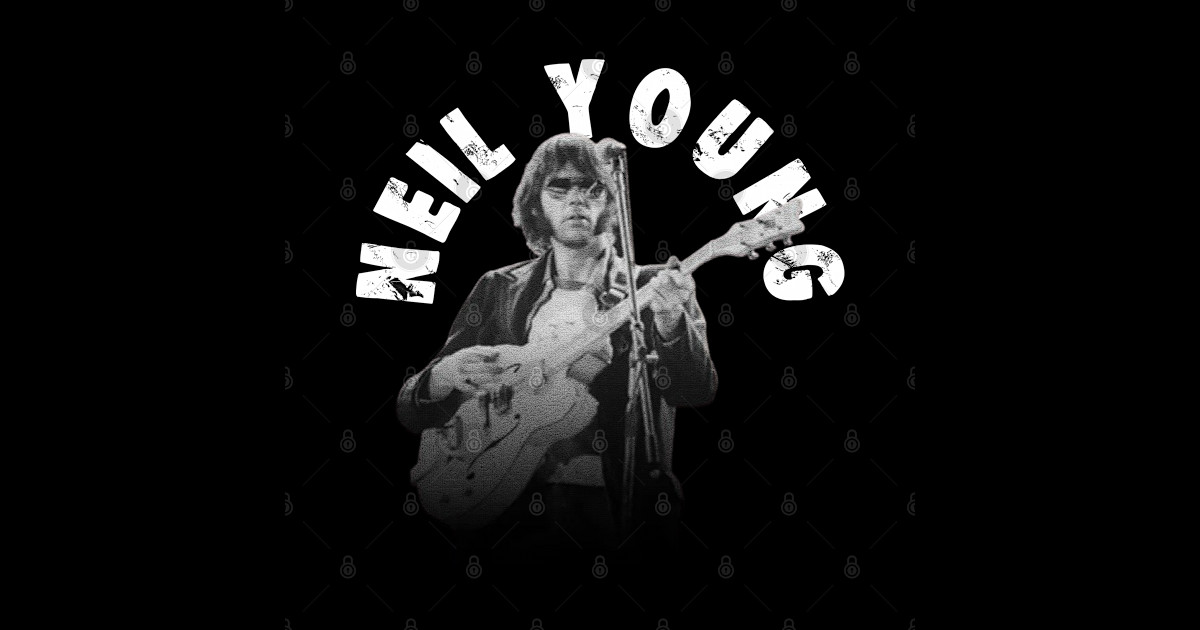 neil young - Neil Young - Sticker | TeePublic