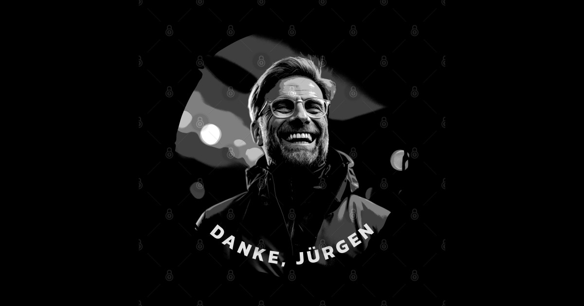 Danke, Jurgen 2 - Jurgen Klopp - Sticker | TeePublic
