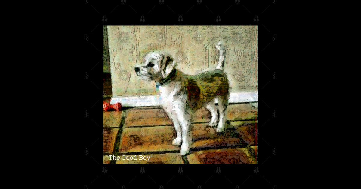 The Good Boy - Dog - Sticker | TeePublic