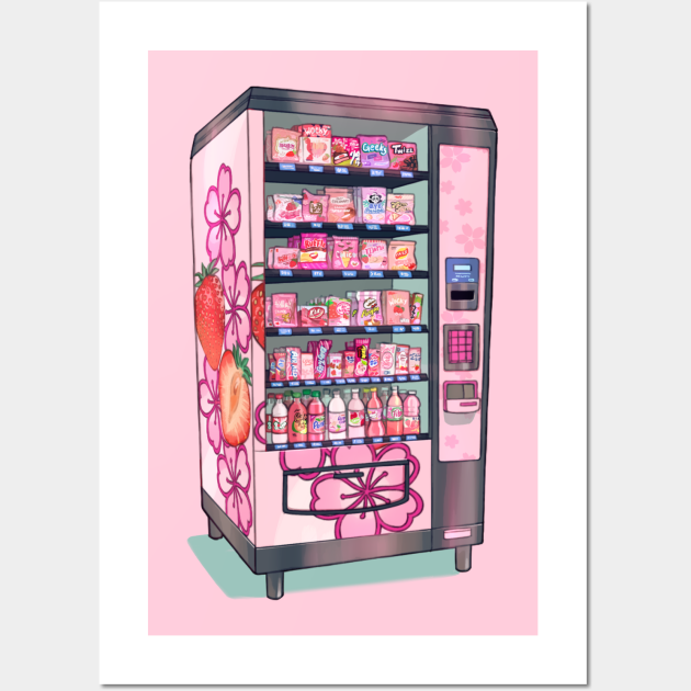 Pink Vending Machine - Vending Machine - Posters and Art Prints | TeePublic