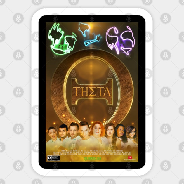 Theta Poster - Theta - Sticker | TeePublic
