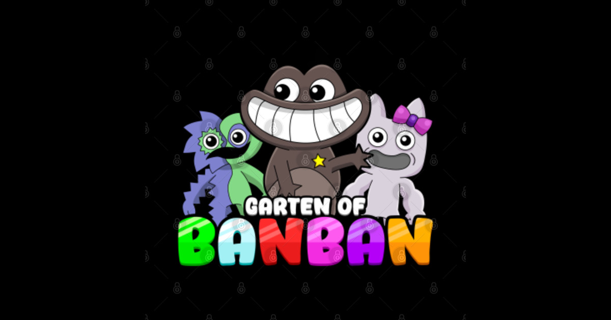 Garten of Ban Ban Characters - Garten Of Banban - Sticker | TeePublic