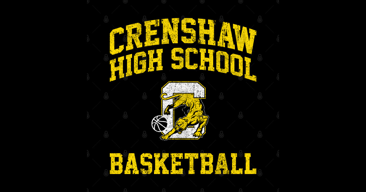Crenshaw High School Cougars Basketball - Love And Basketball - Sticker ...