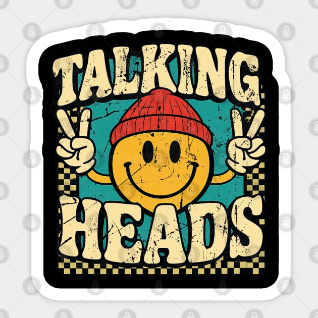 Talking heads smile t-shirt - Talking Heads - Sticker | TeePublic