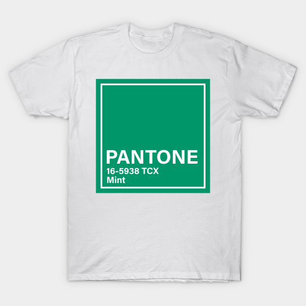 pantone 16-5938 TCX Mint - Pantone Color - T-Shirt | TeePublic