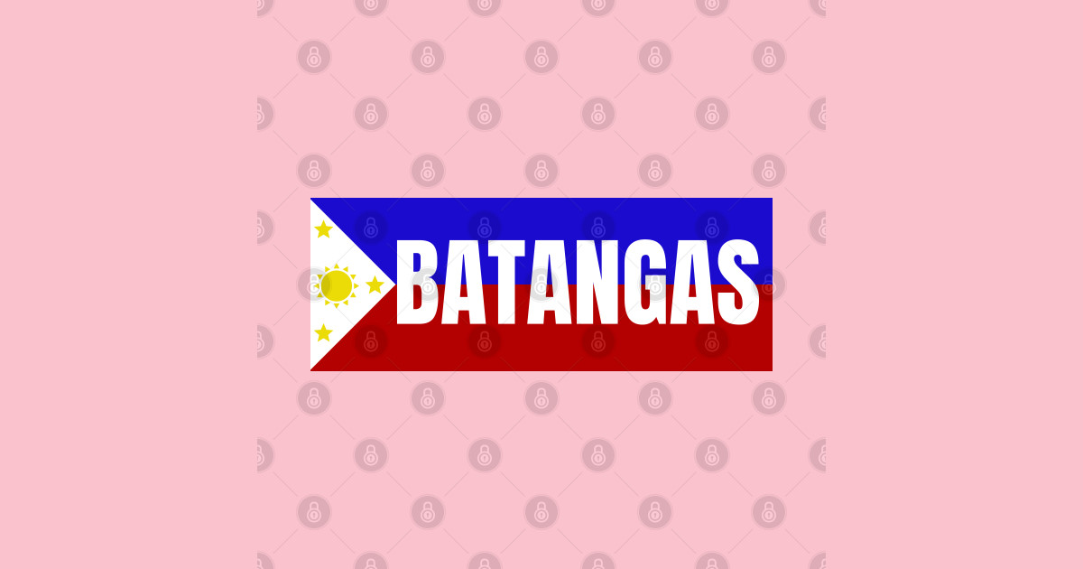 Province of Batangas in Philippines Flag - Philippines Flag - T-Shirt ...