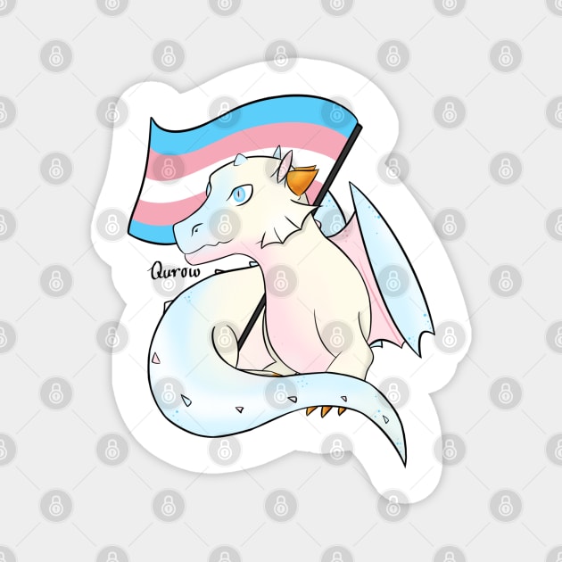 Transgender Pride Flag Dragon 2 - 2018 - Dragon - Magnet | TeePublic