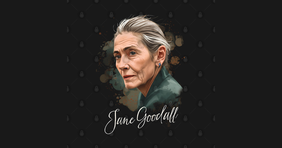 Jane-Goodall - Jane Goodall - T-Shirt | TeePublic