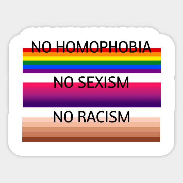 No Bullshit - Equality - Sticker | TeePublic