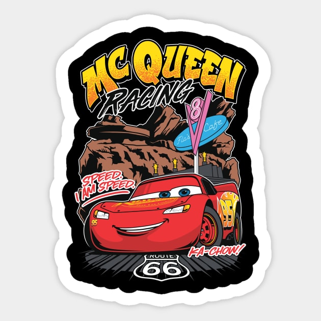 McQueen - Mcqueen - Sticker | TeePublic