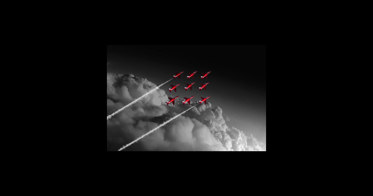Red Arrows Diamond 9 - Pop - Red - Sticker | TeePublic
