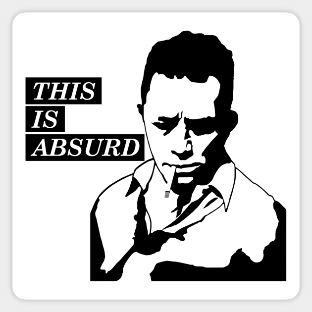 Albert Camus Absurd - Albert Camus - Sticker | TeePublic
