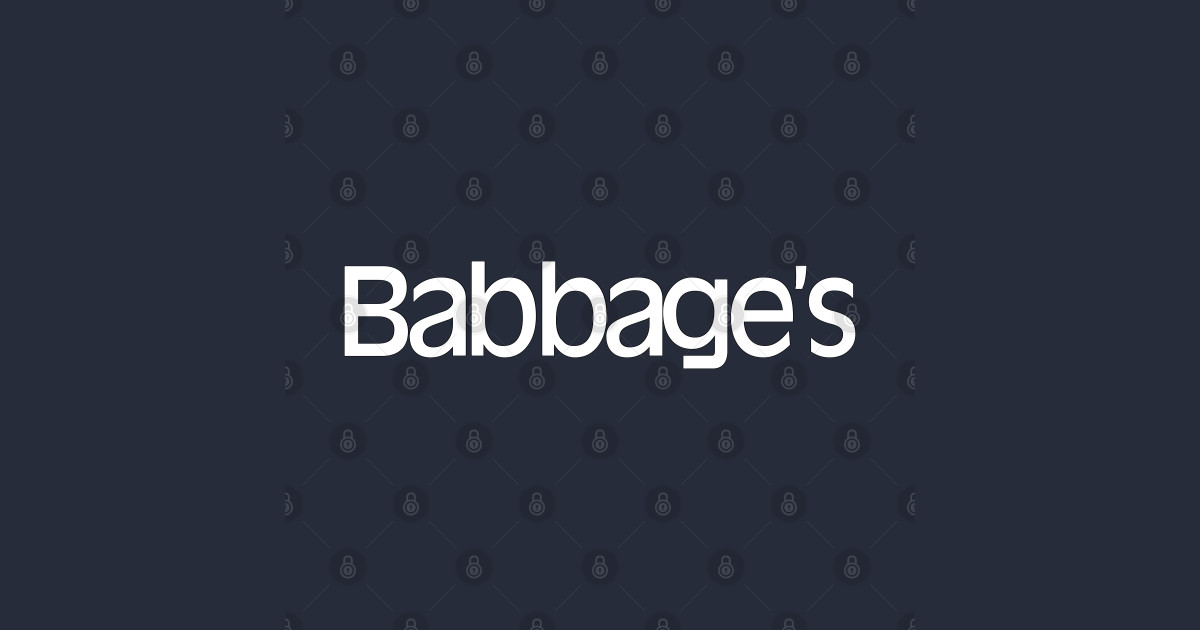 Babbage's vintage Mall computer game store - Babbages - T-Shirt | TeePublic