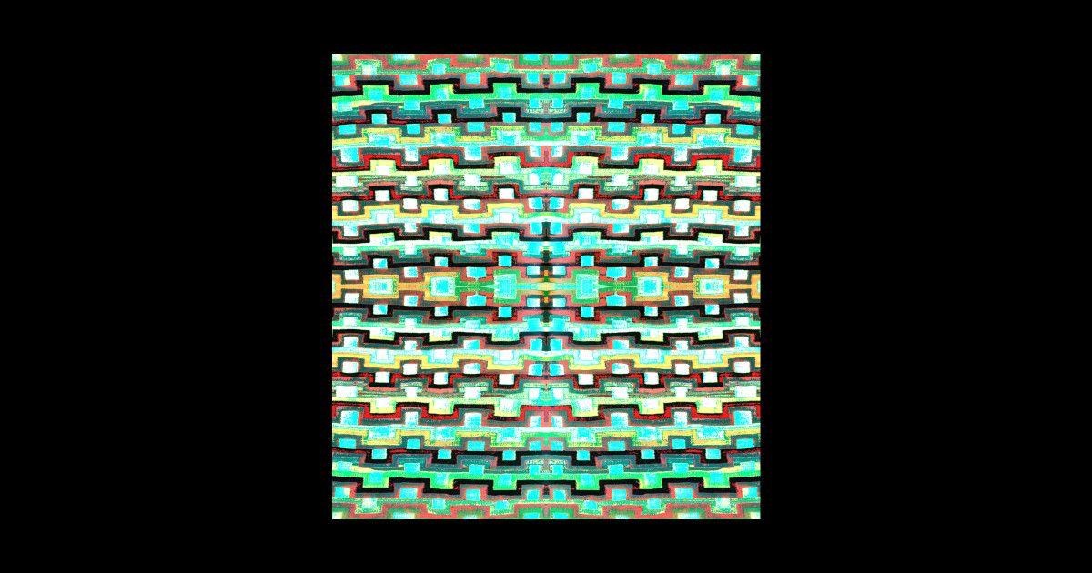 Navajo Colors 19 by Hypersphere - Navajo - Sticker | TeePublic