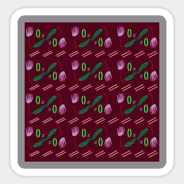 Bengali Embroidery - Bengali Embroidery - Sticker | TeePublic