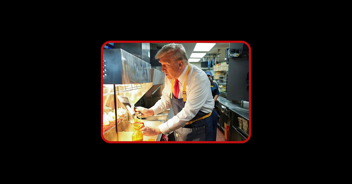 Donald Trump Making French Fries 2024 Funny - Donald Trump Making ...