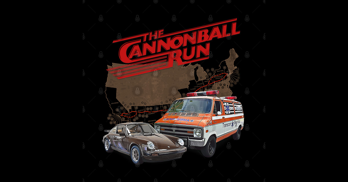 The Cannonball Run - Cannonball Run - Sticker | TeePublic