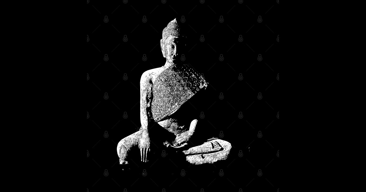 Angkor Wat Buddha - Buddha - Sticker | TeePublic