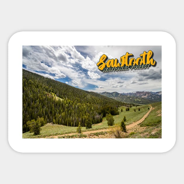 Sawtooth National Forest - Sawtooth National Forest - Sticker | TeePublic