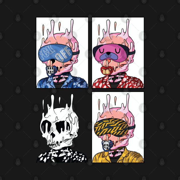 Tamarin Skull - Back to Sleep - Skull - T-Shirt | TeePublic