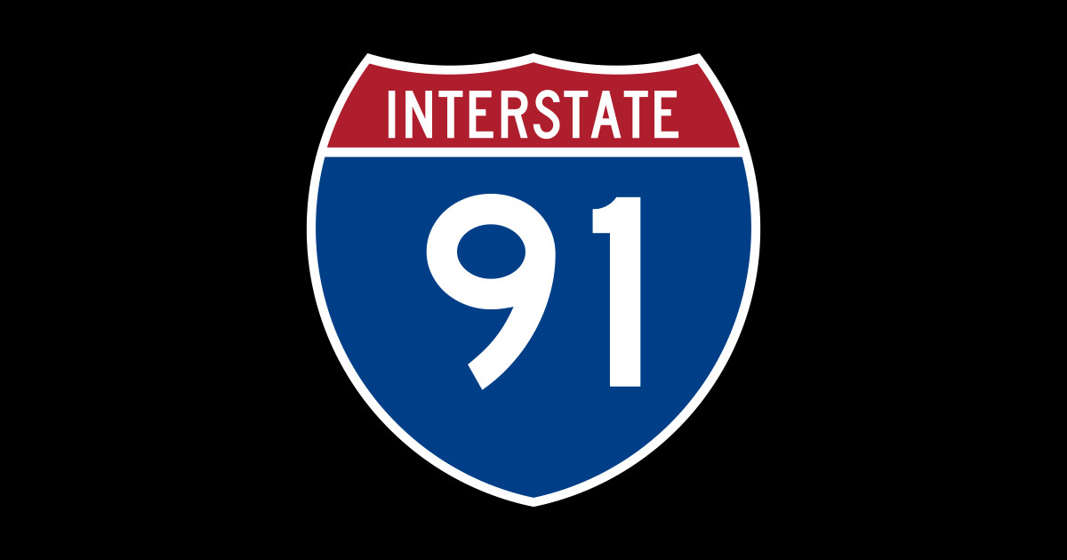 I-91 (U.S. Interstate Highways) - Interstate - Sticker | TeePublic