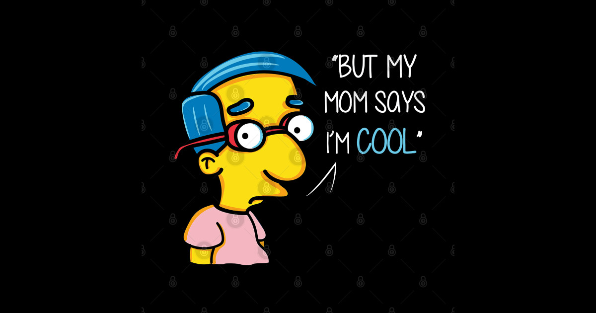 My mom says i’m cool - My Mom Says Im Cool - Sticker | TeePublic