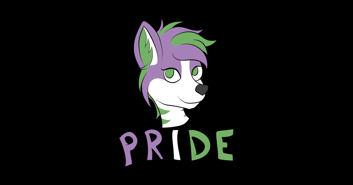 Genderqueer Pride - Furry Mascot - Pride - Posters and Art Prints ...