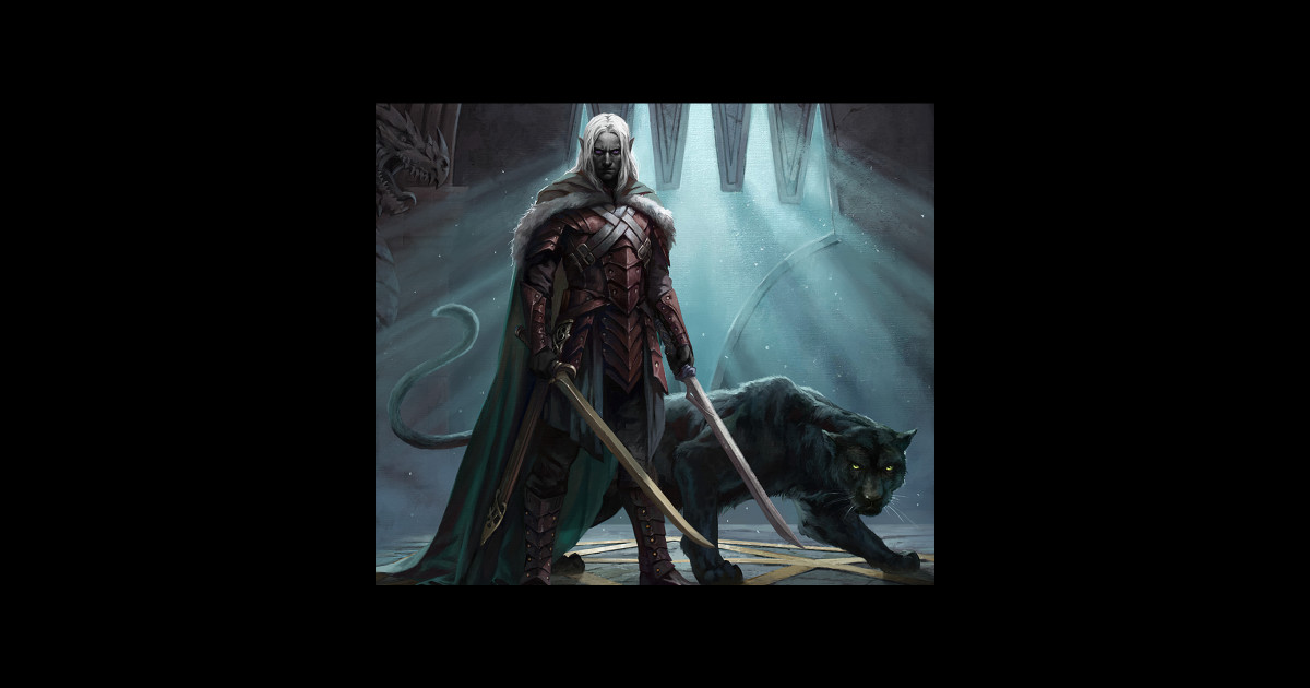 Drizzt - Drizzt Dourden - Sticker | TeePublic