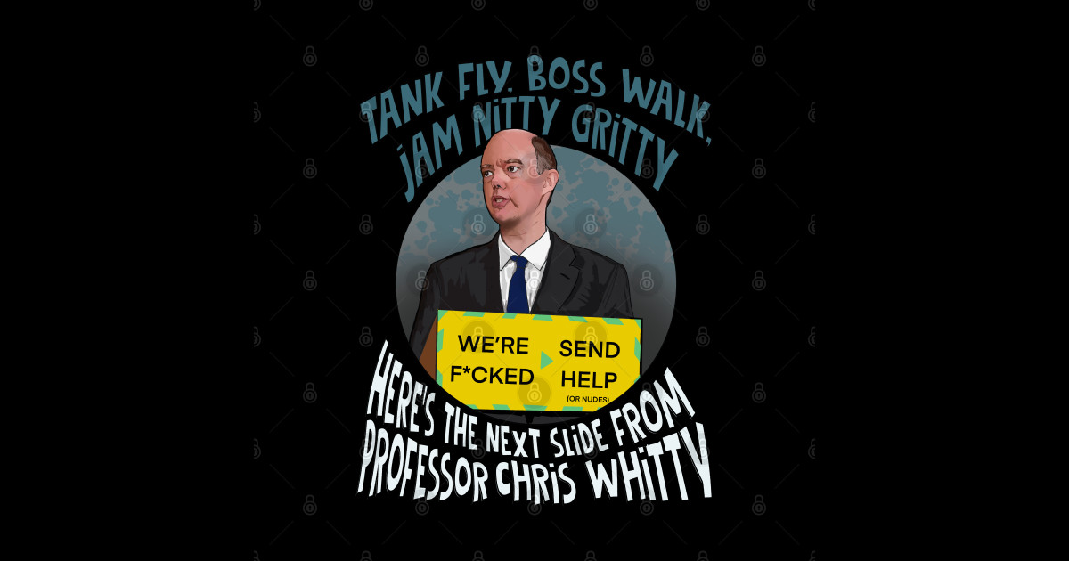 Chris Whitty rocking the daily briefing - Chris Whitty - Sticker ...