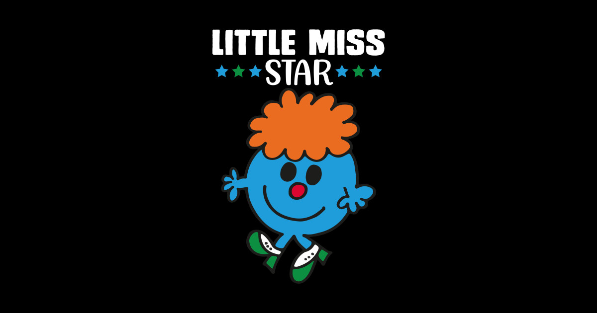 LITTLE MISS STAR - Little Miss - Sticker | TeePublic