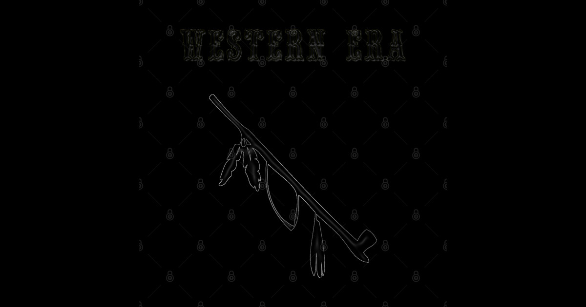 Western Era - Ceremonial peace Pipe - Ceremonial Peace Pipe - Sticker ...