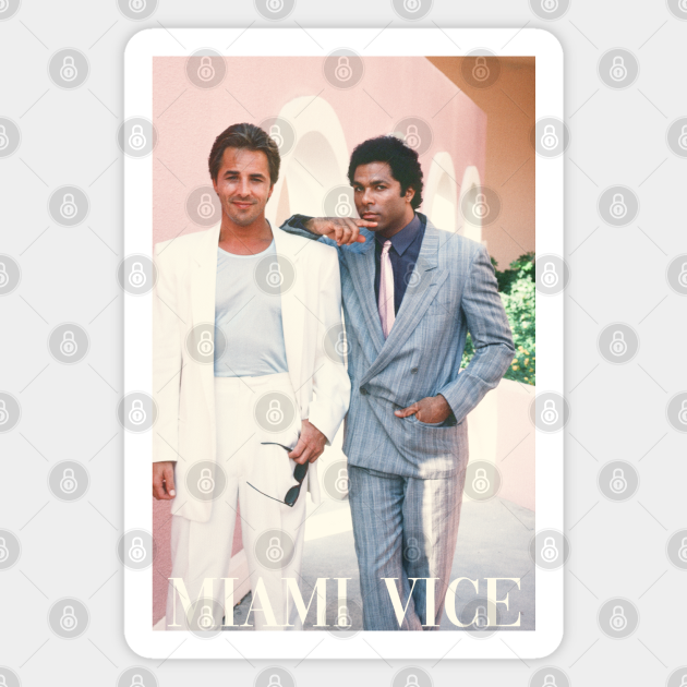 Miami Vice - Retro chic - Miami Vice - Magnet | TeePublic
