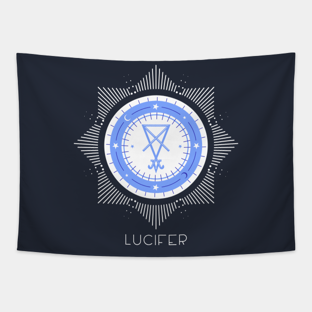 Lucifer sigil seal Morning Star - Lucifer - Tapestry | TeePublic