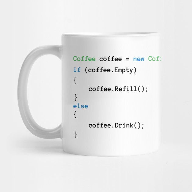 Coffee Code - Coffee - Mug | TeePublic