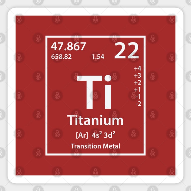 Titanium Element - Titanium - Sticker | TeePublic