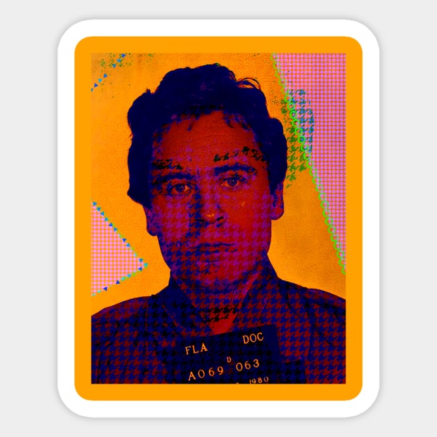 Ted Bundy Mugshot - Ted Bundy - Sticker | TeePublic