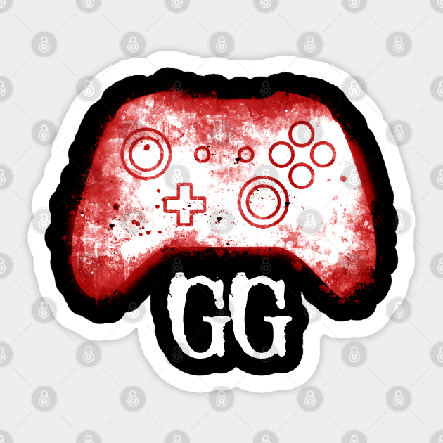 Gaming until your fingers bleed - Git Gud - Sticker | TeePublic