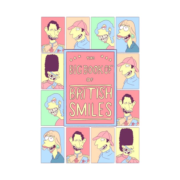The Big Book of British Smiles - Simpsons - T-Shirt | TeePublic