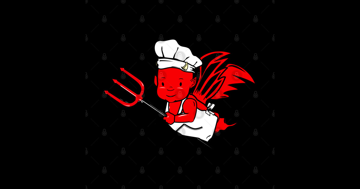 Chef Demon - Devil - Sticker | TeePublic