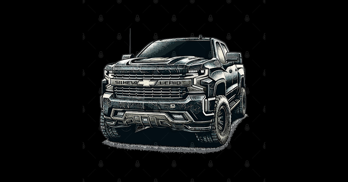 Chevrolet Silverado - Chevrolet - Sticker | TeePublic