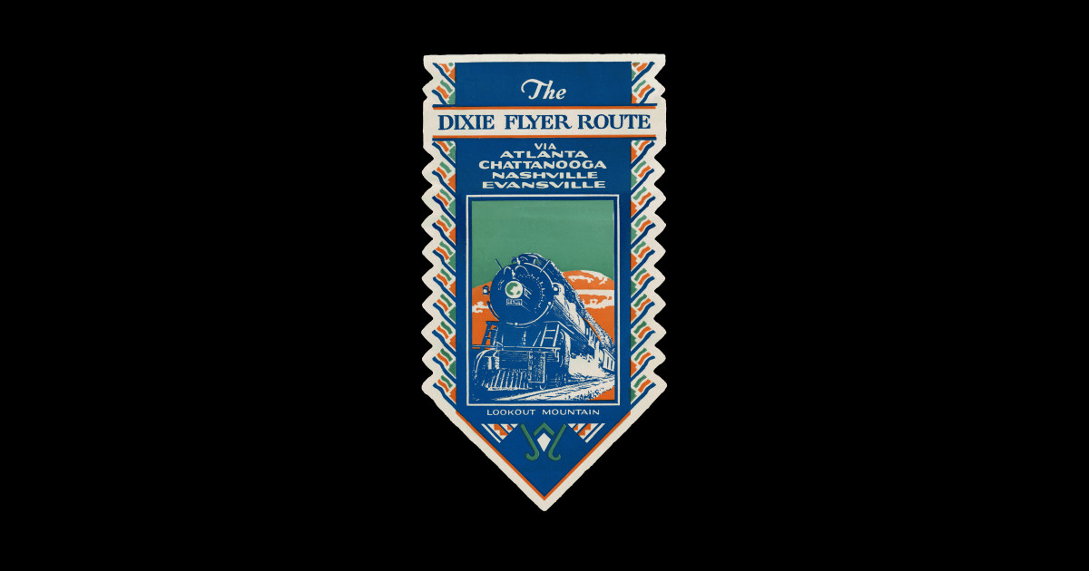 1920s Dixie Flyer Train Route Chicago to Florida - Dixie Flyer ...