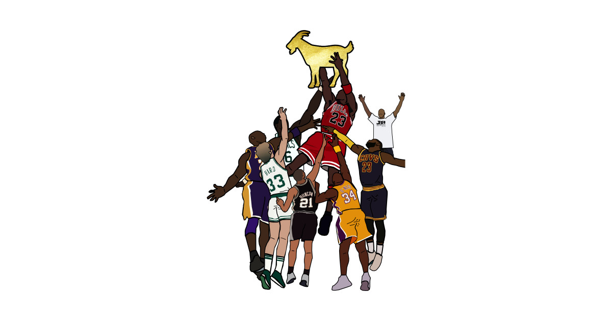 Michael Jordan Is The GOAT - NBA Chicago Bulls - Nba - T-Shirt | TeePublic